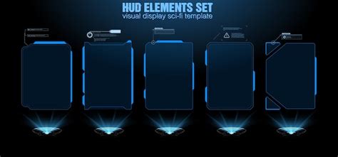 Interface Utilisateur Futuriste Hud Ui Interface Utilisateur Tactile Graphique Virtuelle