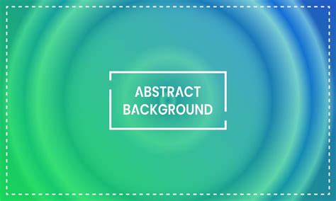 Blue And Green Radial Gradient Abstract Background With Frame Simple Blur Shiny Modern And