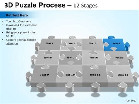 PowerPoint Presentation Process Puzzle Process Ppt Template