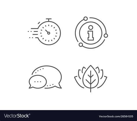 Timer Line Icon Time Management Sign Stopwatch Vector Image