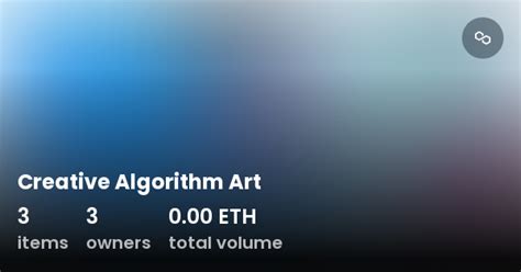Creative Algorithm Art Collection Opensea