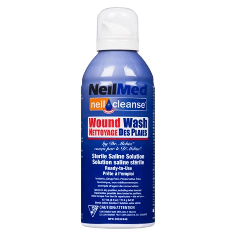 Neilmed Neil Cleanse Solution Saline Standeacu Familiprix