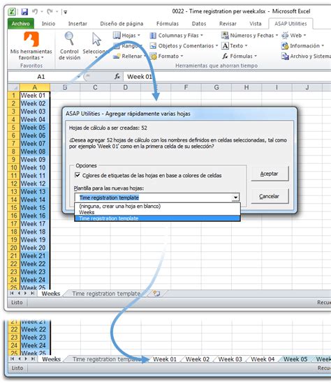 ASAP Utilities For Excel Hojas Insertar Varias Hojas Utiliza Los