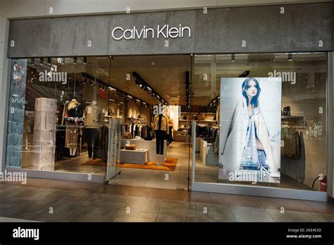 Lviv, Ukraine - October 09, 2022: Calvin Klein store in shopping mall ...