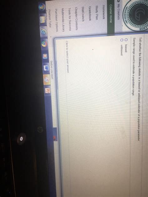 Solved O Biased Unbiased