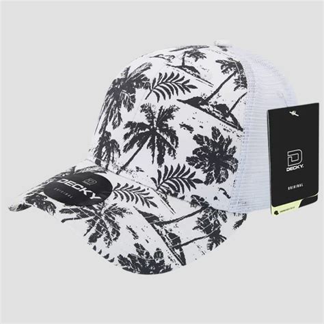 Decky 6000 Lc Patterned Trucker Caps 1771