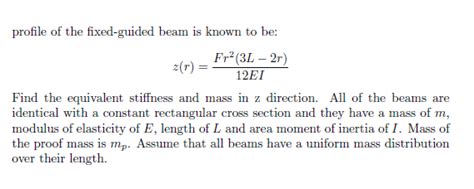 N z Proof mass mp Beam Beam X у Beam Figure N Chegg com
