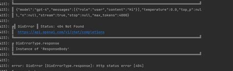 Dioerror ║ Status 404 Not Found · Issue 7 · Hrvojecukmanchatgptflutter · Github