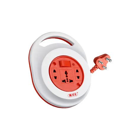 Buy Rci Glaze 6a Flex Box 3pin 4metre With Indicator And Handle 6 Amp International Sockets