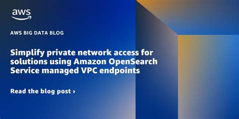 Aws Awscloud Amazonwebservices Awsblogs Privatelink Opensearch