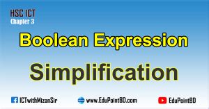 Simplification Of Boolean Expressions