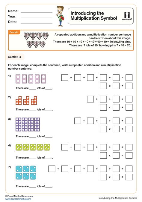 Introducing The Multiplication Symbol Fun And Engagung Key Stage 1
