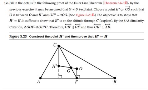 2 Fill In The Details In The Following Proof Of The