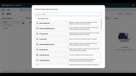 executing a sql from servicenow flow designer s jdbc step servicenow