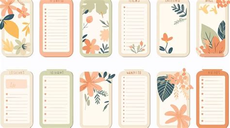 Creative Todo List Page Templates With Doodle Elements And Markers Premium Ai Generated Vector