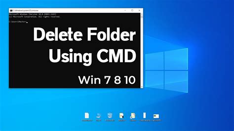 01 Windows Cmd Tutorial How To Delete Folder Using Command Line In Windows Youtube