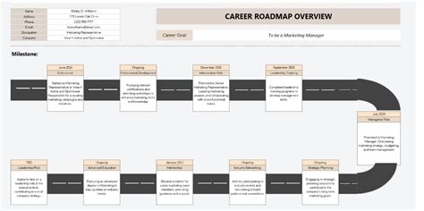 Free Downloadable Career Path Template Ncejomunicipaldechinu