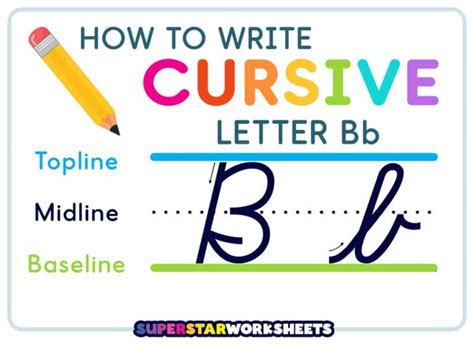 Cursive B Superstar Worksheets