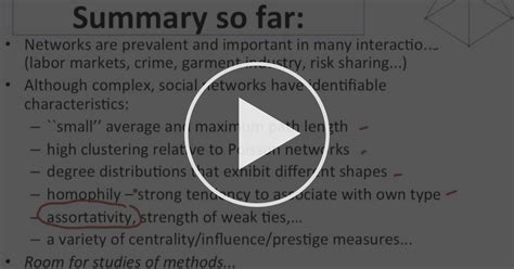 2 6 random networks background definitions and measures continued