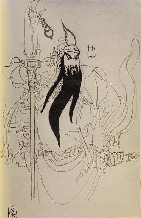 Guan Yu Drawing