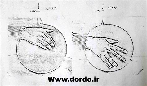 اشاره دست چپ و راست در تنبک قسمت 6 تنبک