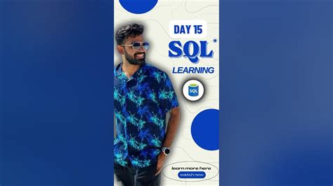 Day 1️⃣5️⃣ 30 Days Sql Learning Dataanalytics Dataanalysis Data Sql Sqlchallenge