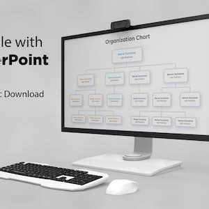 Powerpoint Organizational Chart Etsy