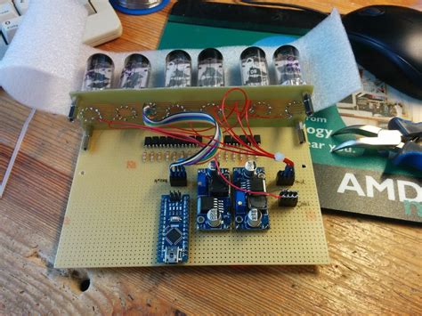 Gallery VFD Clock With ESP8266 NTP Sync Hackaday Io