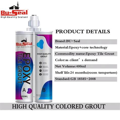 Best Quality Top Selling Epoxy Colored Sand Grout Epoxy Tile Grout