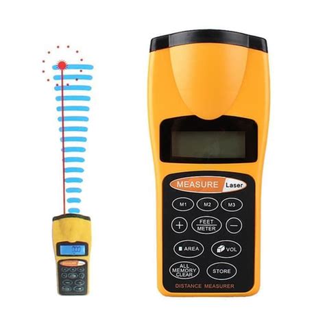 Jual Alat Ukur Pengukur Jarak Ultrasonic Digital Laser Distance Meter Shopee Indonesia