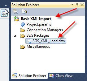 Importing XML Documents Using SQL Server Integration Services Sql Server Integration Services