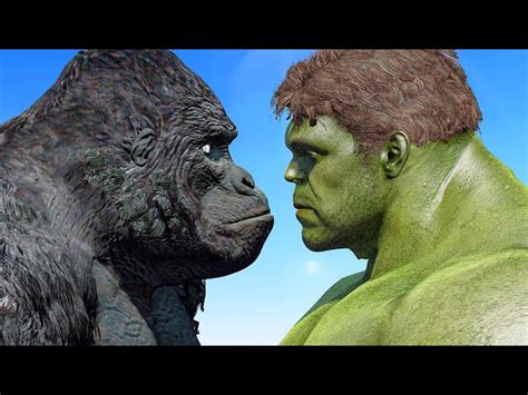 King Kong Contra O Incrivel Hulk Kong Vs Hulk Quem é O Verdadeiro