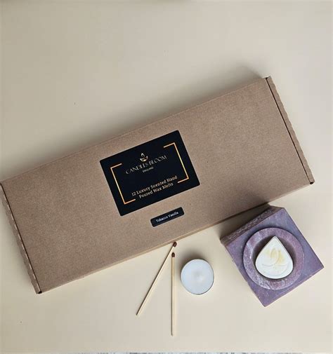 Tobacco Vanilla Wax Melts T Set Candles Bloom