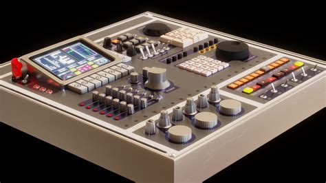 Control Console Kit Switches Knobs Buttons Keypads Textures And Screens