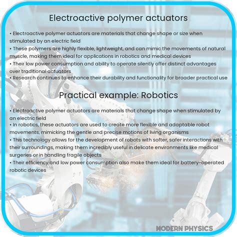 Electroactive Polymer Actuators Flexibility Efficiency And Innovation