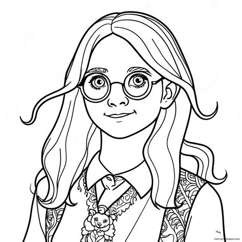 Luna Lovegood Coloring Page 31054 24553