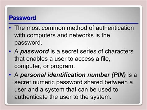Authentication Authorization Lesson 2 Slides Ppt