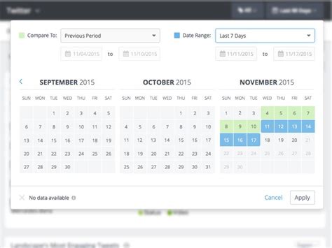 Date Range Selector Dating Design Reference Range