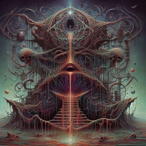 Album Artwork For Recursive Decomposition By Liquid Metal Larynx Rweirddalle