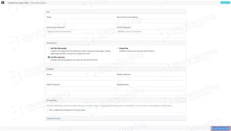 How To Install Concrete CMS On Ubuntu RoseHosting