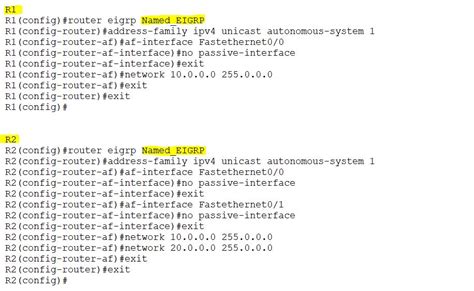 Eigrp Named Mode Vs Classic Mode How To Configure Ccna Practical Labs