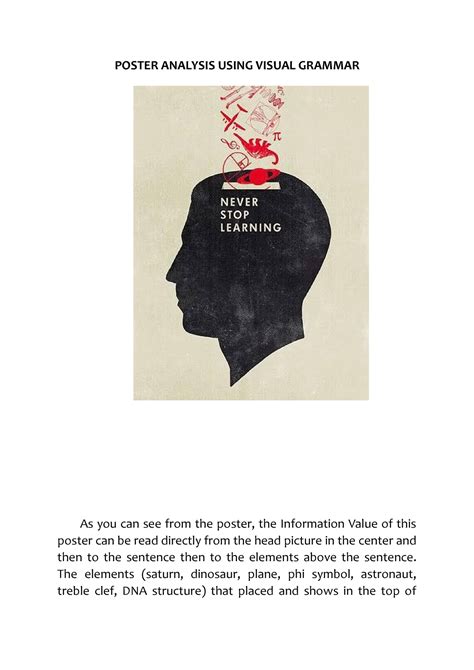 practical poster visual analysis poster analysis using visual grammar