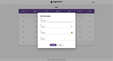 Github Gdmartinezsandino Calendar App Angular Calendar App Challenge Code