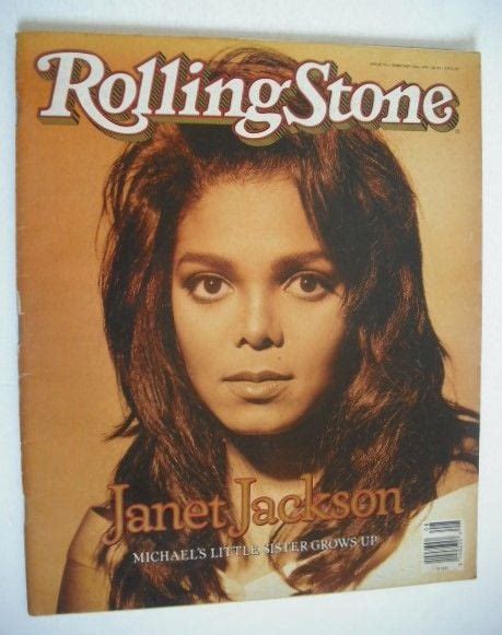 Rolling Stone Magazine Janet Jackson Cover 22 February 1990 Issue 572