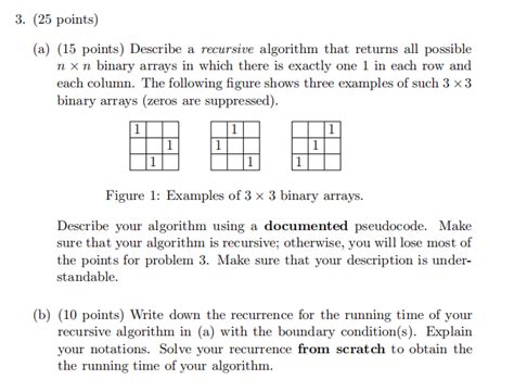 Solved Points A Points Describe A Recursive Chegg