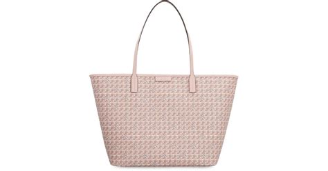 Tory Burch Ever Ready Zip Tote In Pink Lyst Australia