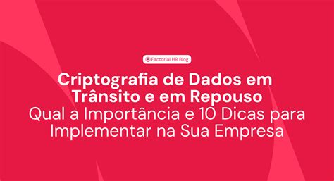 Dados Em Trânsito Como Funciona A Criptografia E