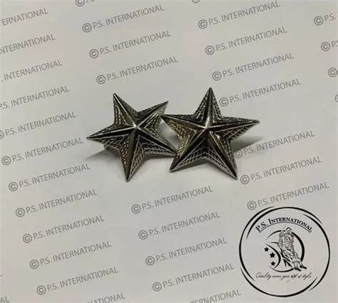Silver Dot Star Brass Shoulder Star Pin For Army At Best Price In Ludhiana