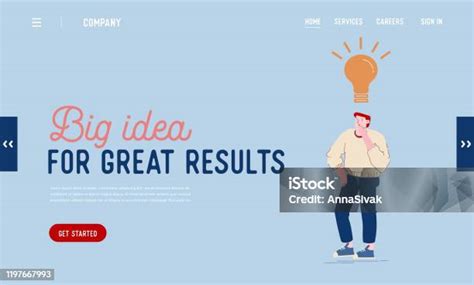창의력 브레인 스토밍 및 상상력 웹 사이트 방문 페이지 사업가 또는 창조적 인 직원 검색 솔루션 아이디어 의 생각 긁힘 턱 웹