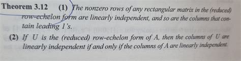 solved theorem 3 12 1 ﻿the nonzero rows of any rectangular